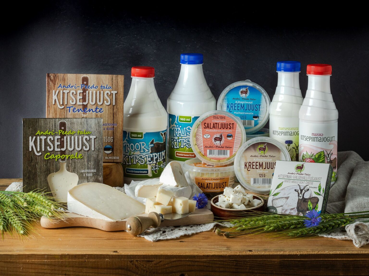 Andri-Peedo Talu - Kitsepiim ja piimatooted rõõmsate kitsede piimast.